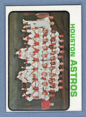 1973 Topps #158 Houston Astros Team EX-MT GO443 | eBay