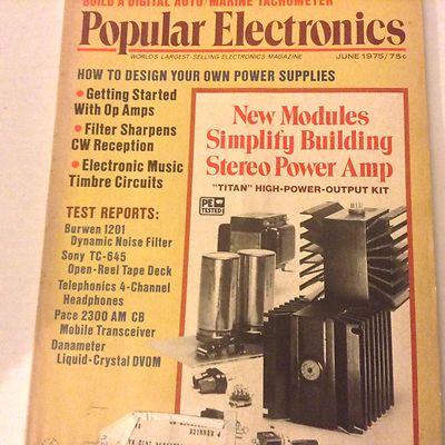 Popular Electronics Magazine New Modules Simplify June 1975 071917nonrh | eBay