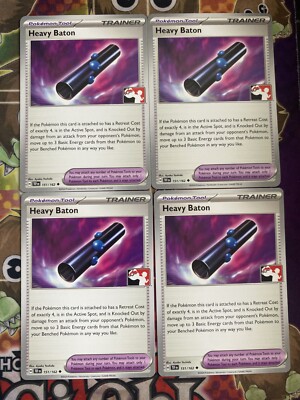 Heavy Baton X 4 151/162 Prize Pack Play Stamp NM | eBay