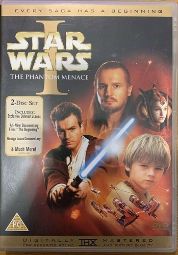 Star Wars - Episode I - The Phantom Menace (DVD, 2001, 2-Disc Set) EXC ...