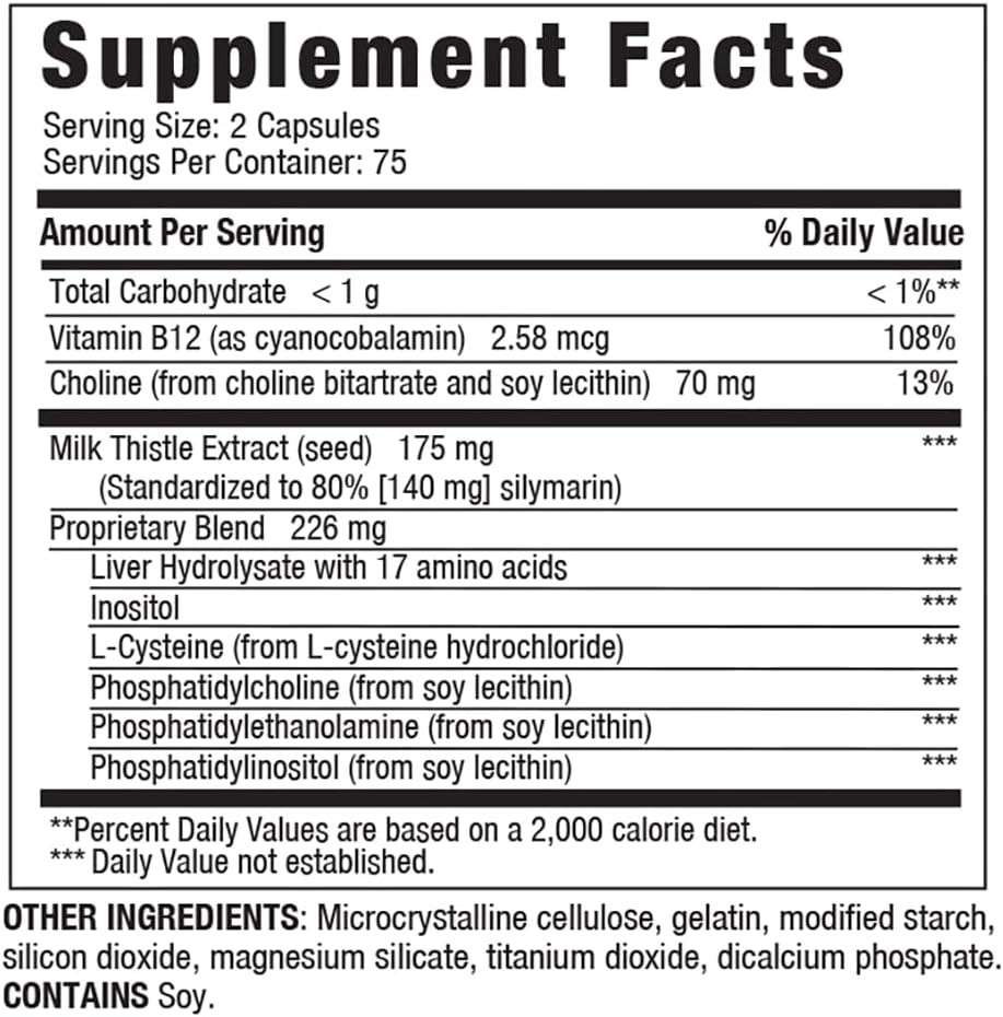 Liverite Liver Aid With Milk Thistle 150 Capsules, Support, Liver ...