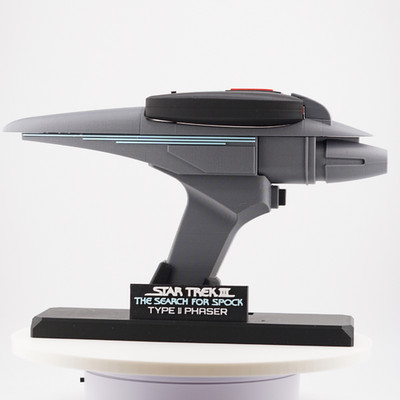Star Trek III The Search for Spock Type 2 Phaser (DISPLAY STAND ONLY ...