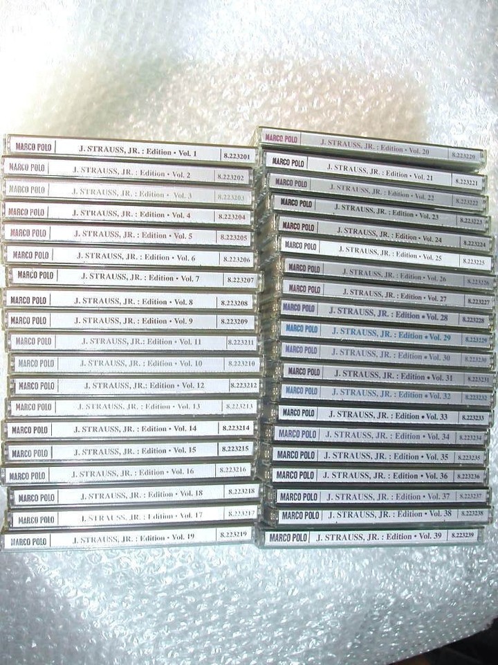 39 CD set "Johann Strauss II: Complete Orchestral Works" Deluxe ...
