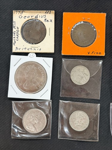 Lot of 90+ Foreign Coins-1775-1818-1891 Variety Years Variety ...