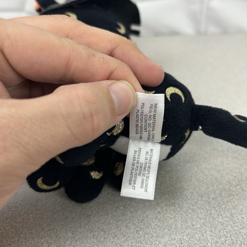 Ty Beanie Boos Plush Black Cat Pandora Halloween Witch 9” Stuffed Toy ...