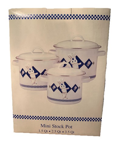 Very Rare Hard To Find NIP Pillsbury Doughboy Chef Style 6-PC Mini ...