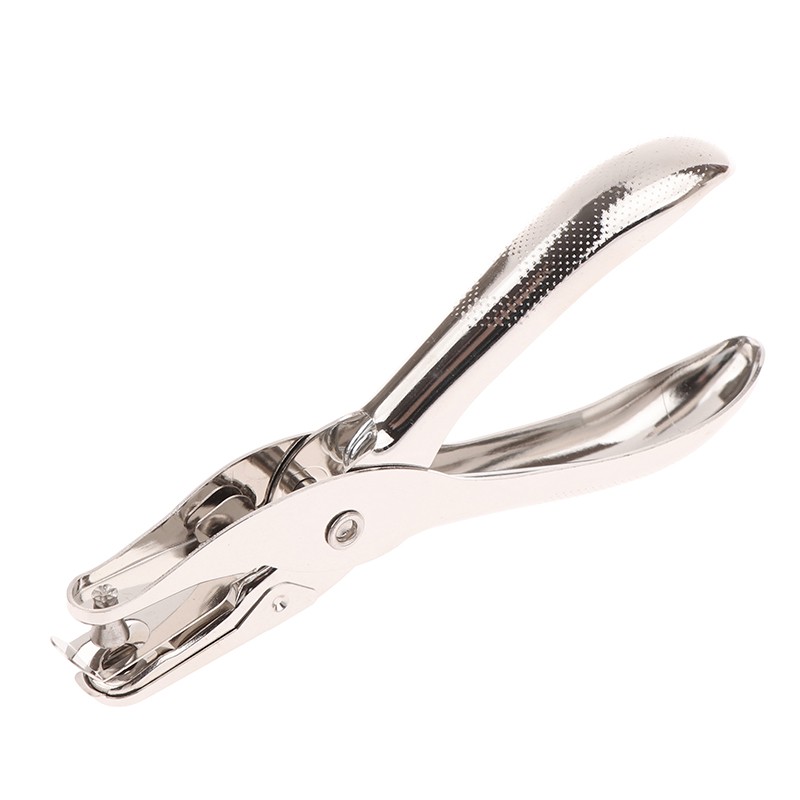 Hand Held Metal Stationery Round Hole Diameter 6mm Hole Punch Paper ...