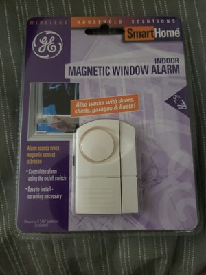 Sealed GE Smart Home Indoor Magnetic Window Alarm Sheds Garage Boats ...