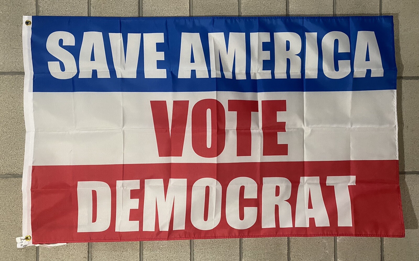 Vote Blue Vote Democrat Flag FREE SHIP Save America Liberalism USA Sign ...