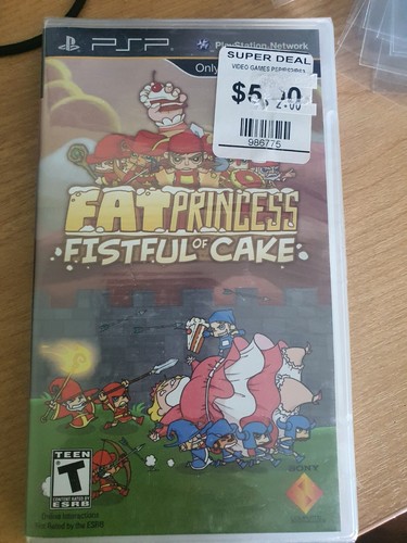 Factory Sealed Game Fat Princess Fistful of Cake - PlayStation Portable ...