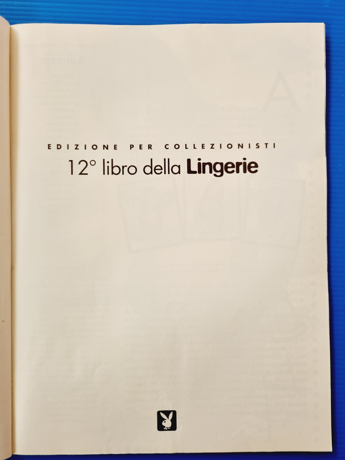 RARO PLAYBOY ITALY 12° LINGERIE BOYLE-CIANI-ALLGOOD-HOLLIDAY-COLDREN ...