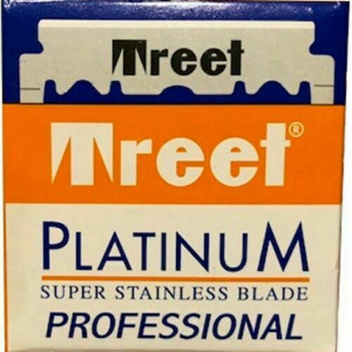 1000 Treet Platinum Professional single edge Half razor blades+Black ...