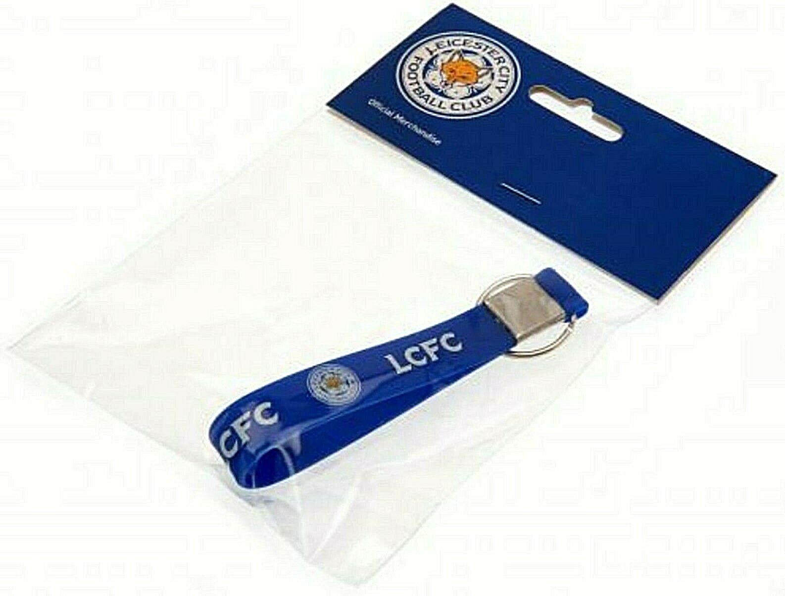 LEICESTER CITY FC NOVELTY SILICONE CAR KEYCHAIN KEYRING CLUB KEY RING ...