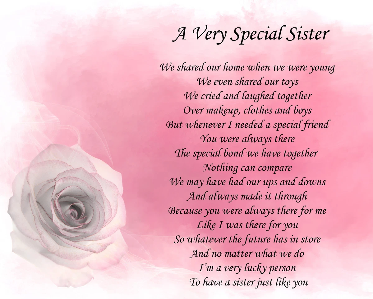 Missing My Sister Poems