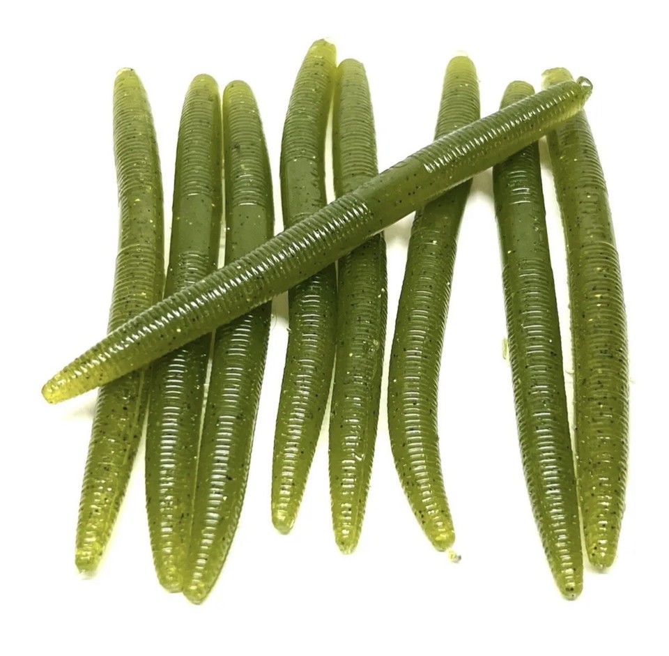 15ct Baby Bass Senko Style Worm Stick Bait. 5" or 4" | eBay
