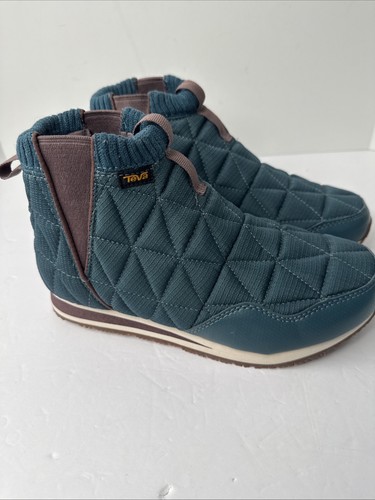 Teva Women’s Slip-On Shoes Slippers Winter Boots Mid-High Quilted ...