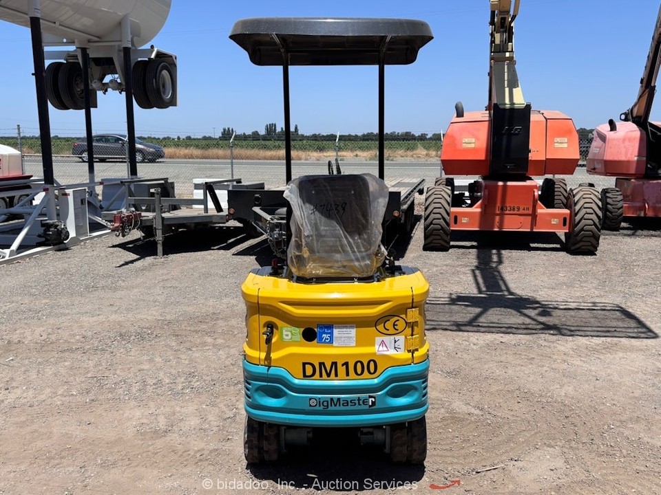 2024 Dig Master DM100 Mini Excavator Rubber Tracks Backhoe Bucket ...