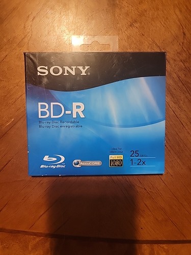 Sony BD-R Blu-ray Disc Recordable - Full HD 1080 25 GB - Single Disc ...