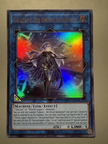 YUGIOH GALATEA-I THE ORCUST AUTOMATON ASIA ENGLISH EDITION CR09-AE094 ...