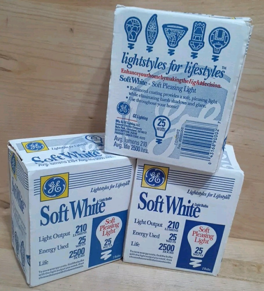 GE 66248 75 Watt 890 Lumens A19 Light Bulbs - Soft White for sale ...