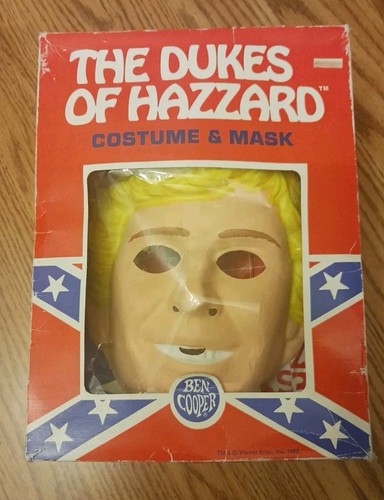 The Dukes Of Hazzard Costume & Mask Vtg 1979. Bo Duke In Box. Ben ...