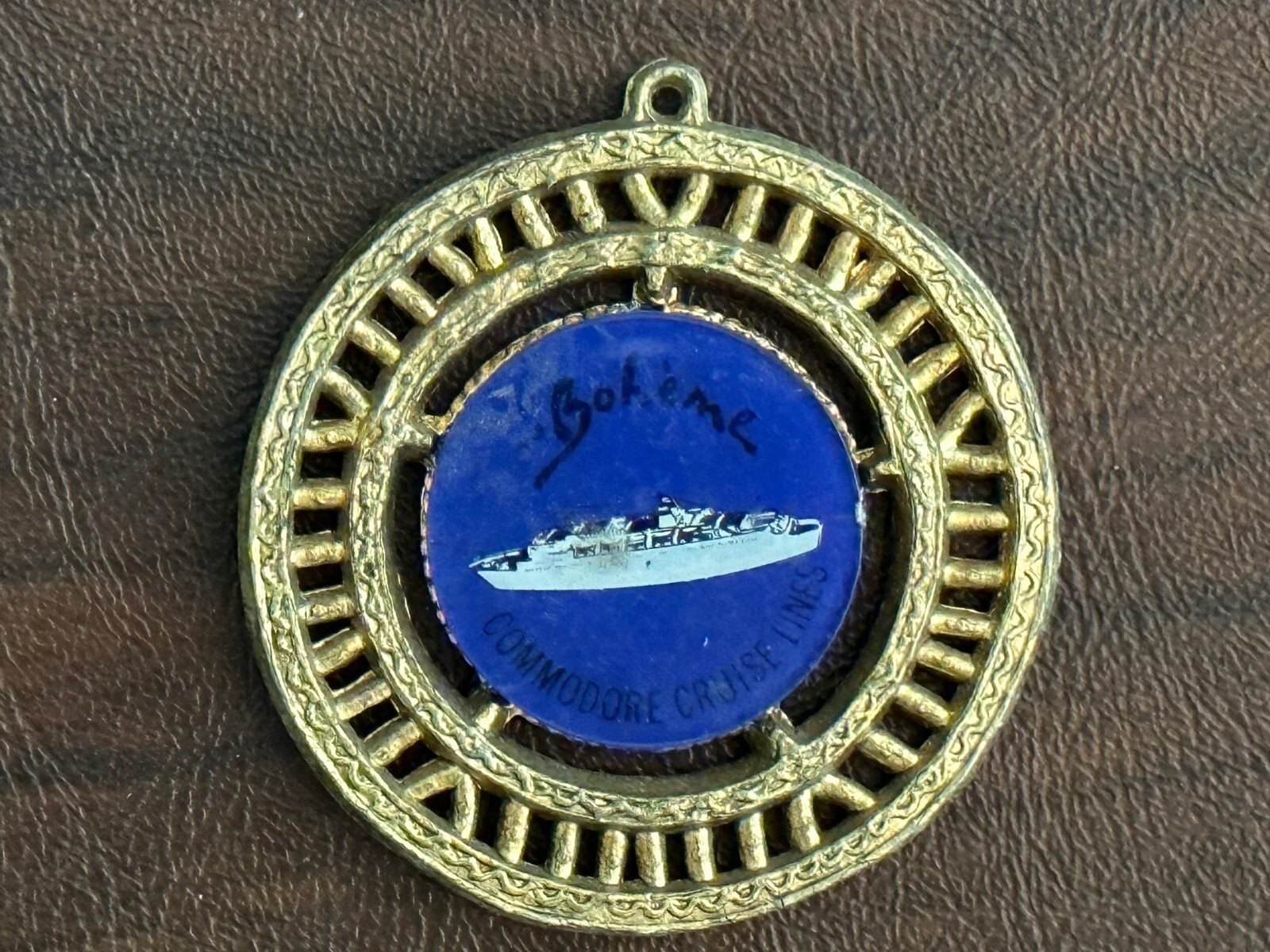 Vintage COMMODORE CRUISE LINE - BOHEME Pendant/Keychain | eBay