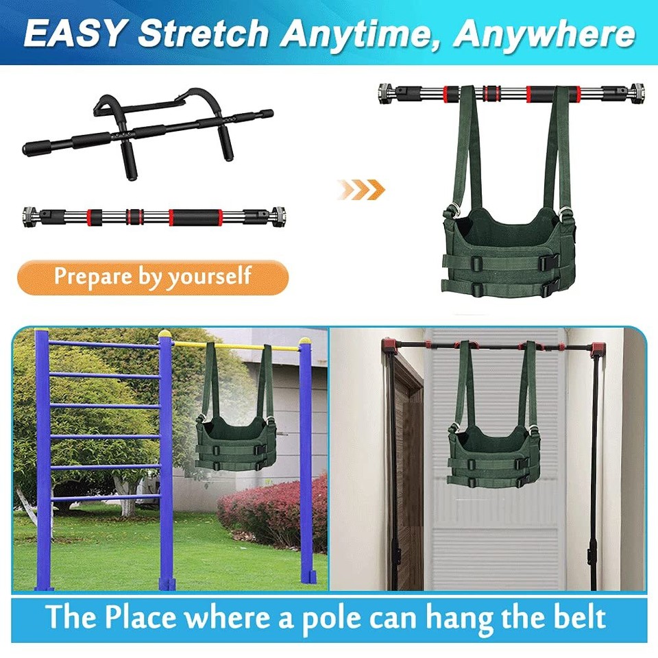 Spinal Decompression Harness Upside Down Back Stretcher for Lower Back ...