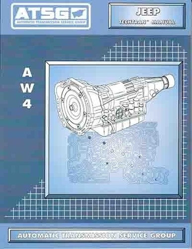 Jeep AW4 ATSG Rebuild Manual 30-43LE Transmission Service Overhaul Book ...
