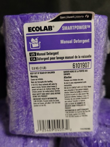Ecolab Smartpower Manual Detergent #6101907 (1) 2 Lb Block. | eBay