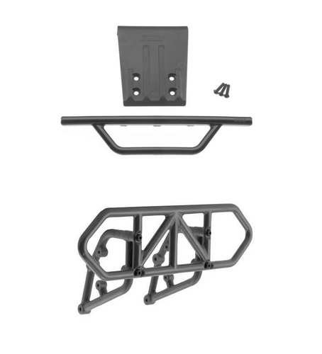 New Traxxas Slash 2wd RPM Black Front & Rear Bumper Set 81002 80952 XL ...