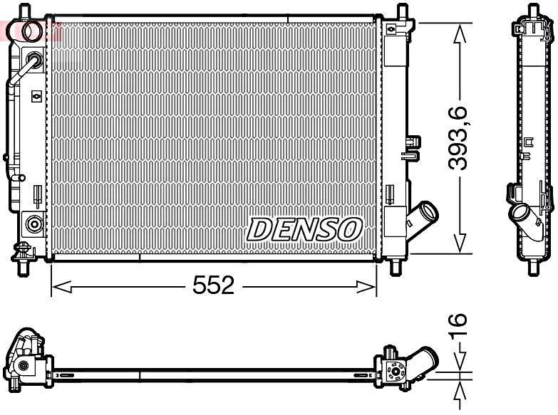 DENSO Radiator For HYUNDAI Elantra 11-16 253103X600 | eBay