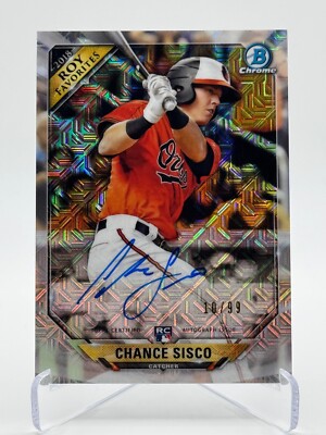 2018 Bowman Chrome Mega Box #ROYFA-CS CHANCE SISCO (RC) ROTYF Auto ...