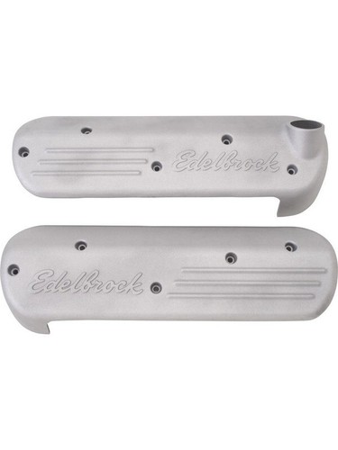Edelbrock Ignition Coil Covers Natural Logo Chevy 4.8L 5.3L 6.0L Pair ...