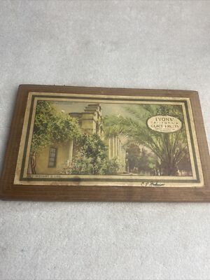 Vintage Lyons' California signed Glace Fruits Wooden Box | eBay