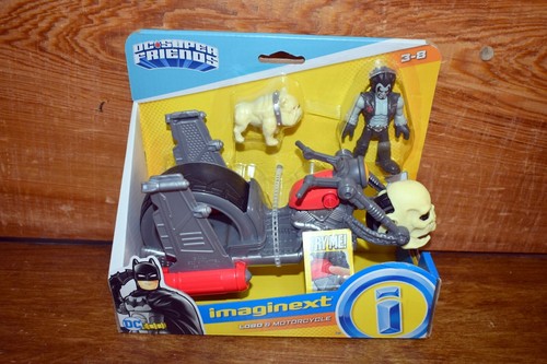Imaginext DC Super Friends LOBO & MOTORCYCLE (and DAWG) NEW Fisher ...