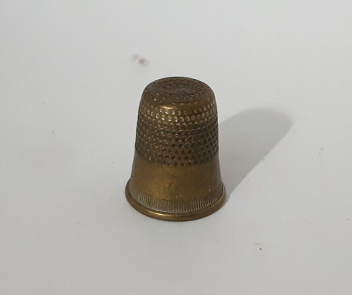 Vintage brass thimble Small woman's or children's used C. pre 1970's | eBay