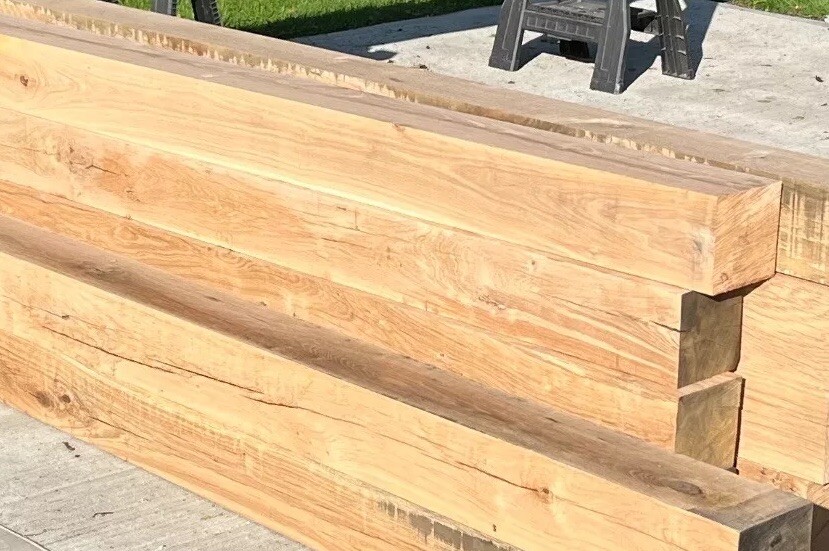 6x6 Green Oak Post | eBay UK