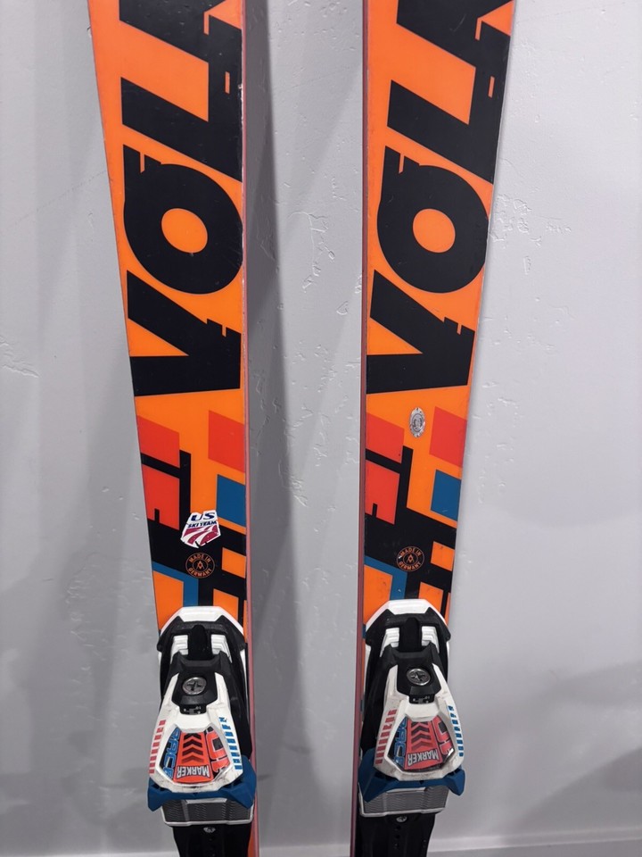Volkl Racetiger GS World Cup Skis Marker Race 10 Adjustable Bindings ...