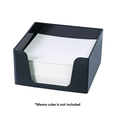 Esselte Plastic Memo Cube Holder Black 45894 | eBay