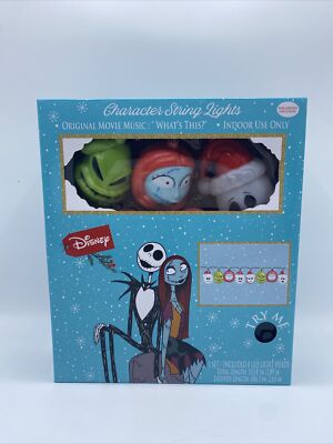 Disney The Nightmare Before Christmas Musical Character String Lights ...