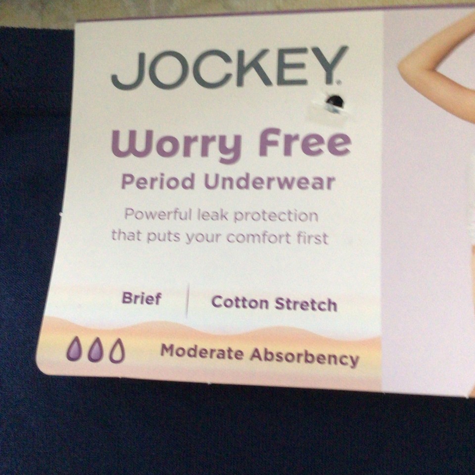 Jockey Women's Worry Free Cotton Stretch Moderate Absorbency Brief | eBay