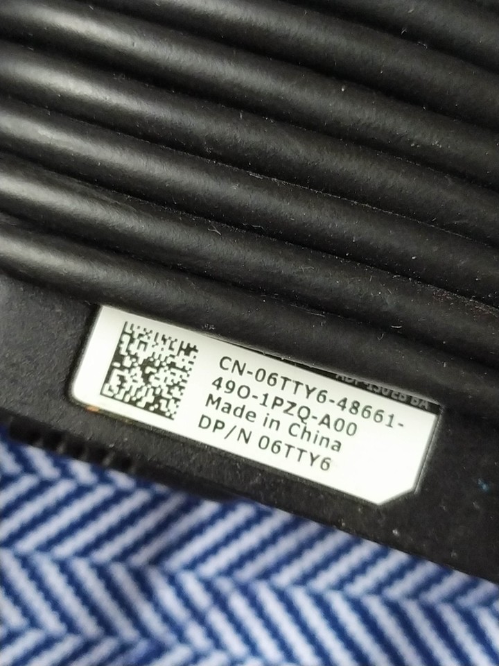 GENUINE DELL XPS 15 7590 130W 6.67A CHARGER ADAPTER Power supply ...