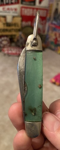 KUTMASTER GIRL SCOUTS Knife Made In Utica NY USA Campers Multi Tool Green Handle | eBay