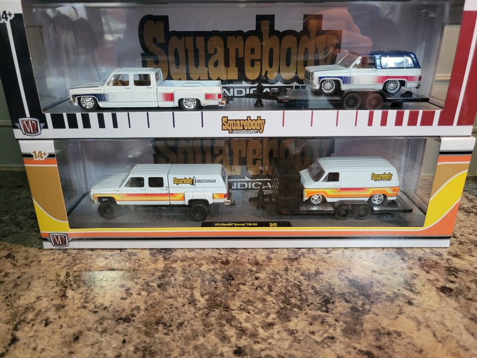 M2 Machines Squarebody Syndicate Hauler Set Set Of 3 S45 | eBay