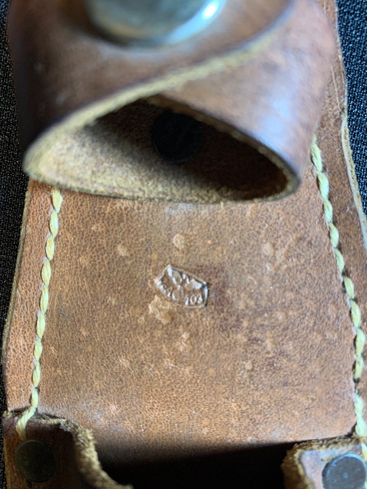 Rare WW2 German Bayonet Frog with Waffenamt WaA 103 Hans Deuter Stamp ...