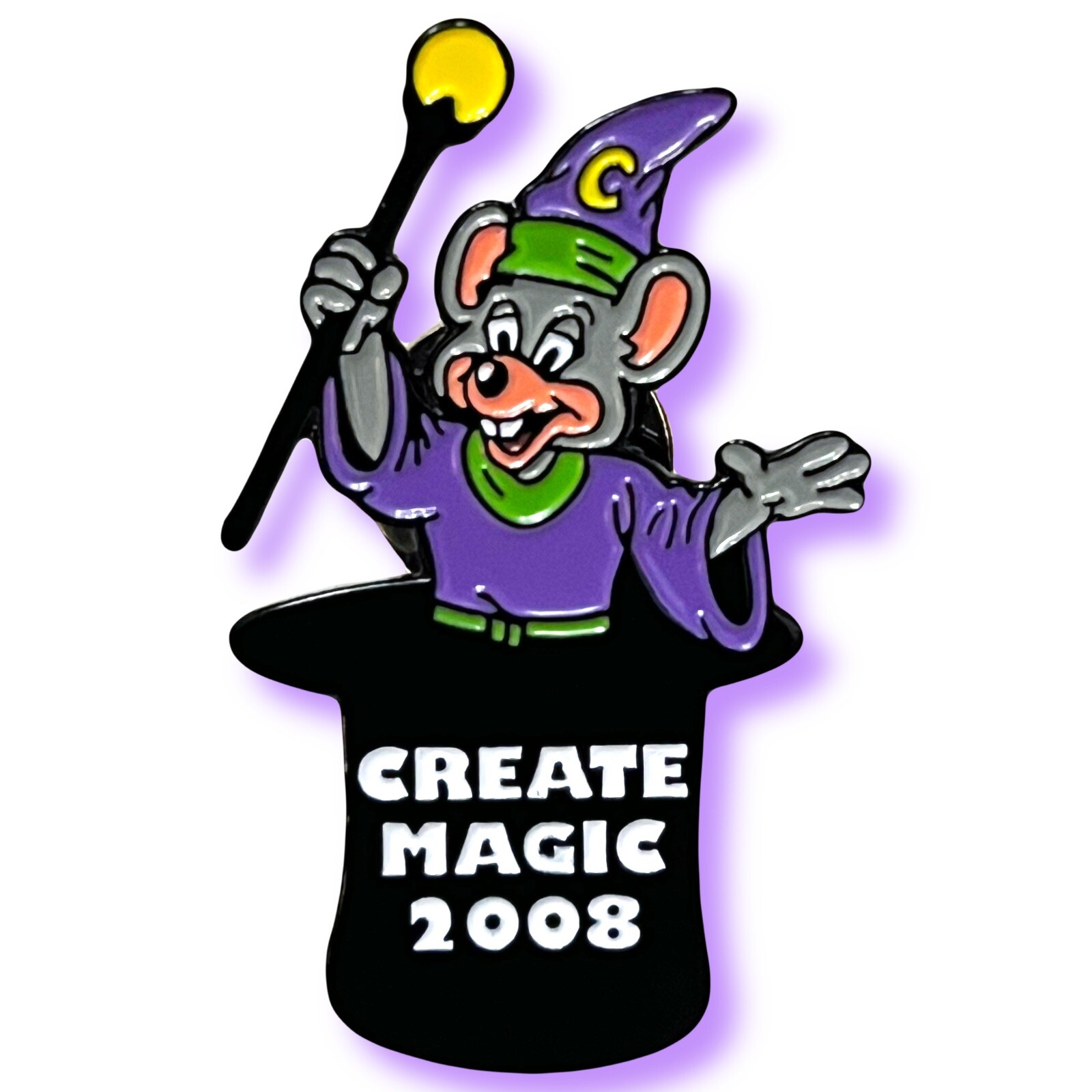 🌟RARE 2008 Chuck E Cheese Sorcerer The Wizard Making Magic Chuck ...