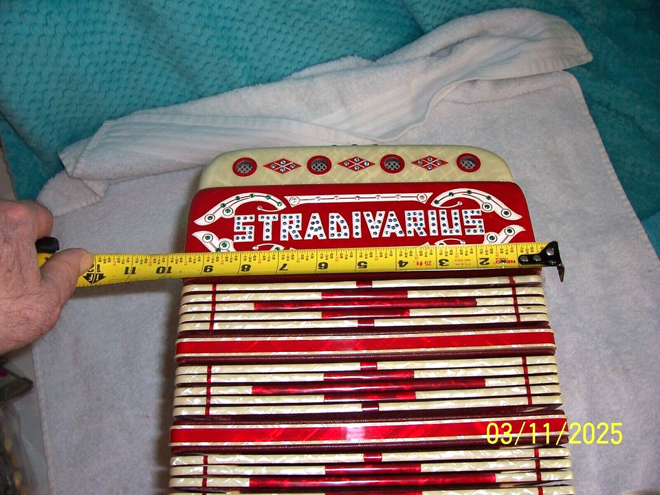 STRADIVARIUS Chemnitzer Triple Concertina Made in Italy Key of Bb Good ...