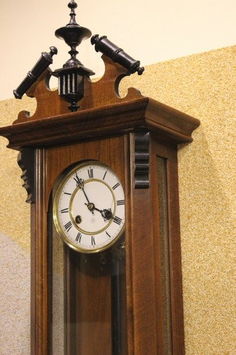 Rare Junghans spring driven Vienna wall clock at 1900 | eBay