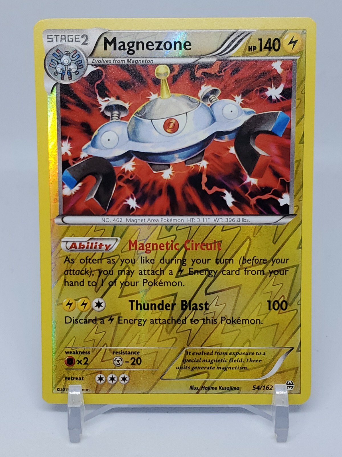 2015 Pokemon Stage 2 Magnezone Holo Reverse Foil 54/162 RARE | eBay