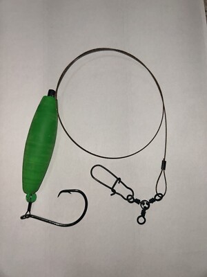 Surf Shark Fishing Rig 8/0Circle Hook With Green Float | eBay